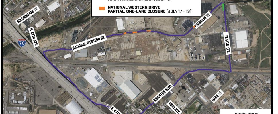 Partial Lane Closure - National Western Drive & Race Court Activities ...